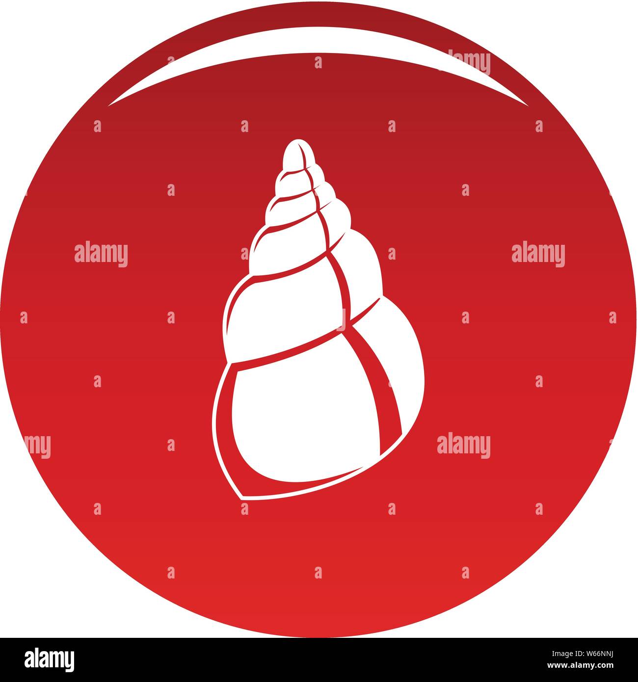 Wild shell icon. Simple illustration of wild shell vector icon for any ...