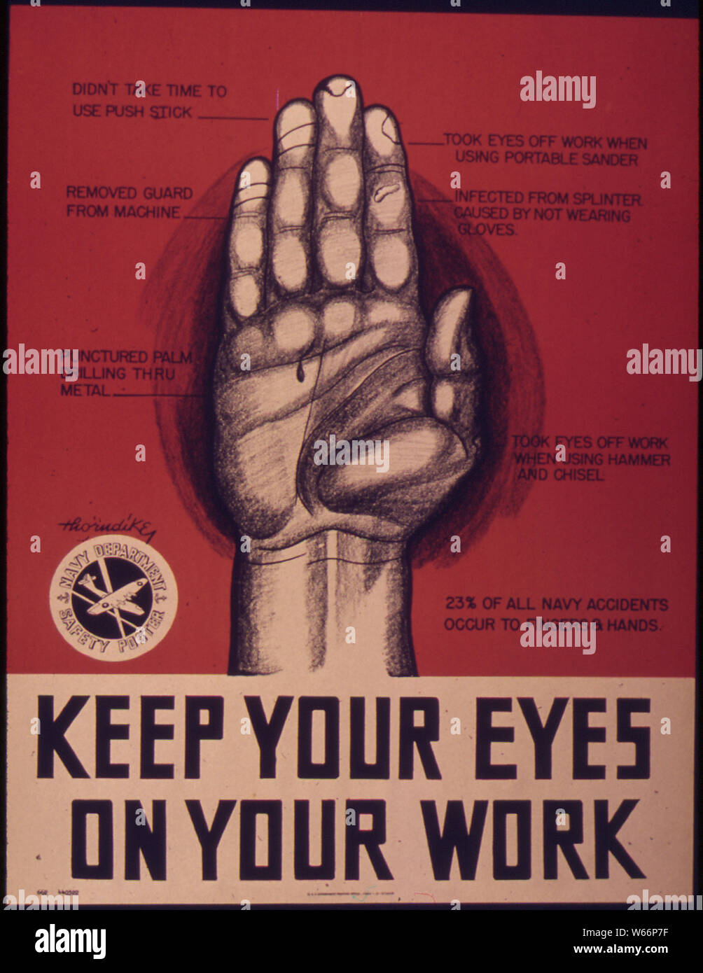 Keep your eyes on your work Stock Photo - Alamy