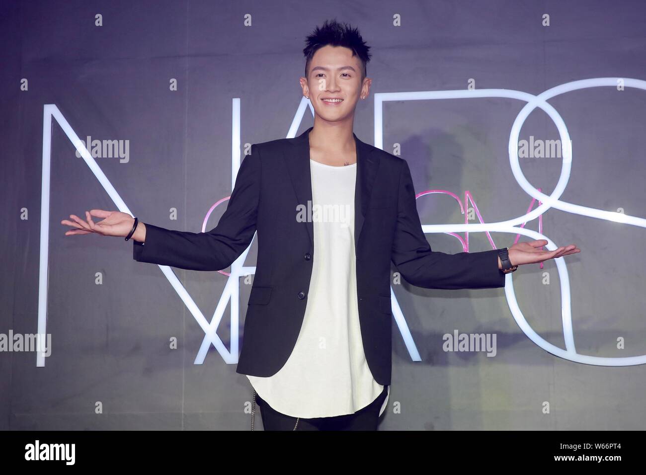 **TAIWAN OUT**Taiwanese actor and singer Kai Ko attends the NARS party ...