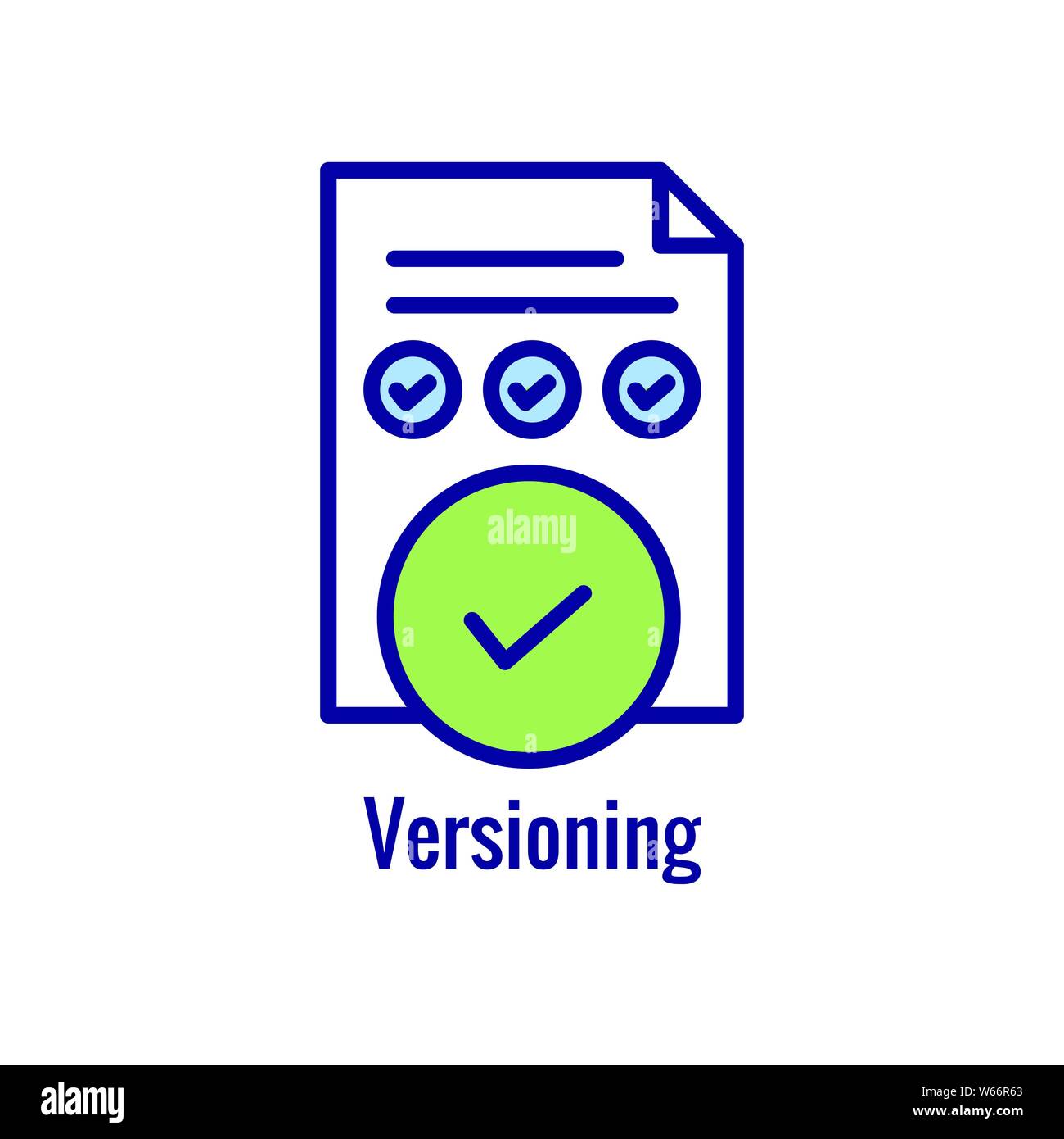 Approval & Signature Icon with approved imagery - to show someone's ...