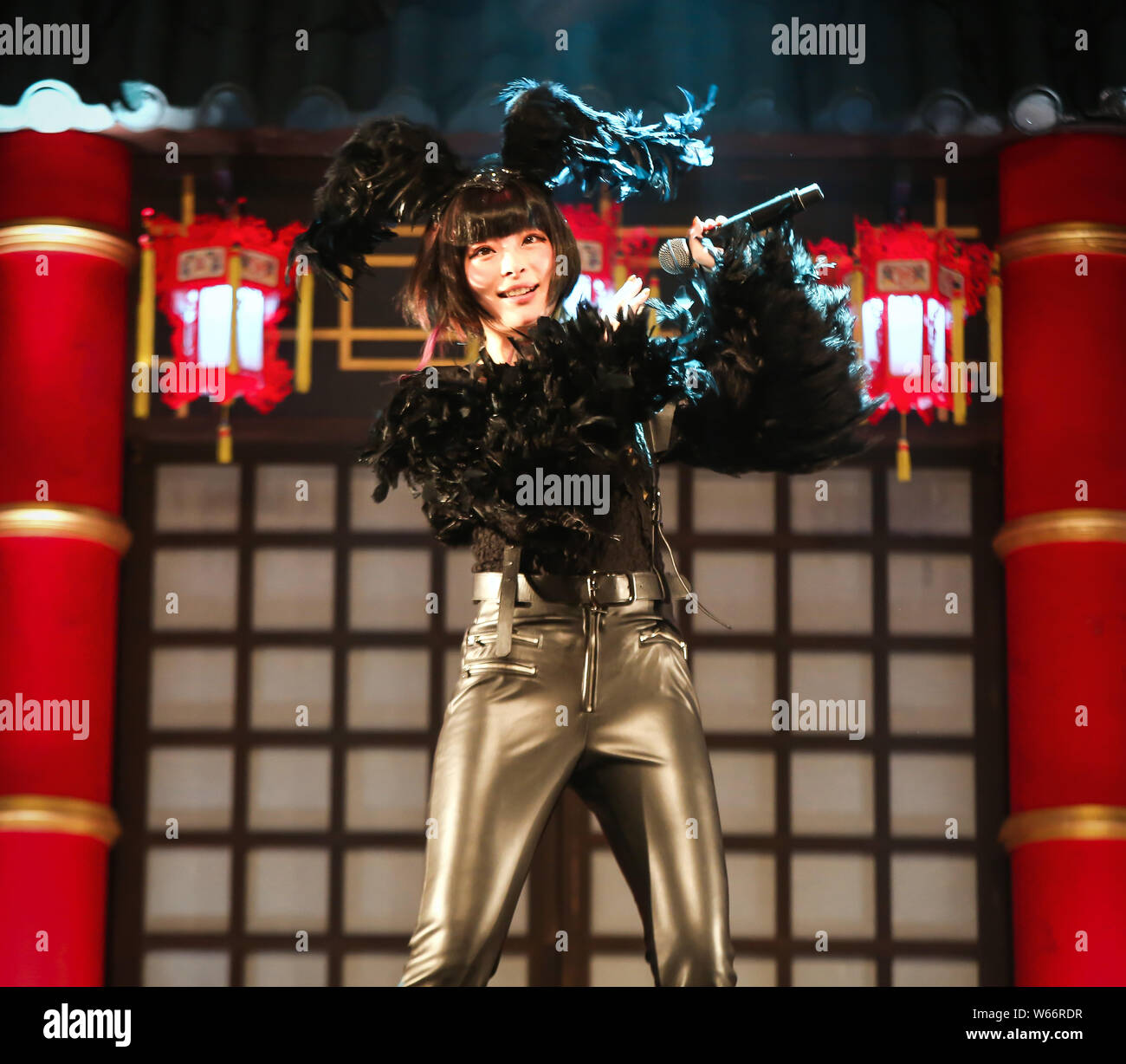 Japanese singer and model Kyary Pamyu Pamyu performs during the Kyary ...