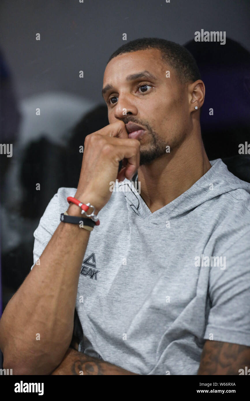 NBA basketball player George Hill of Cleveland Cavaliers is pictured at ...