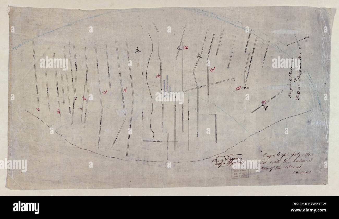 Map Of Civil War Forts High Resolution Stock Photography and Images - Alamy