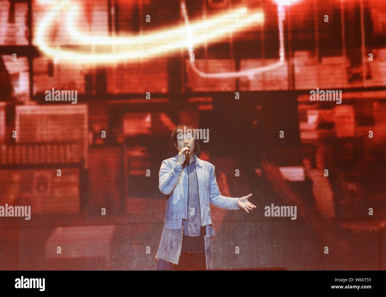 Chen Hsin-hung, better known by his stage name Ashin, of Taiwanese rock ...