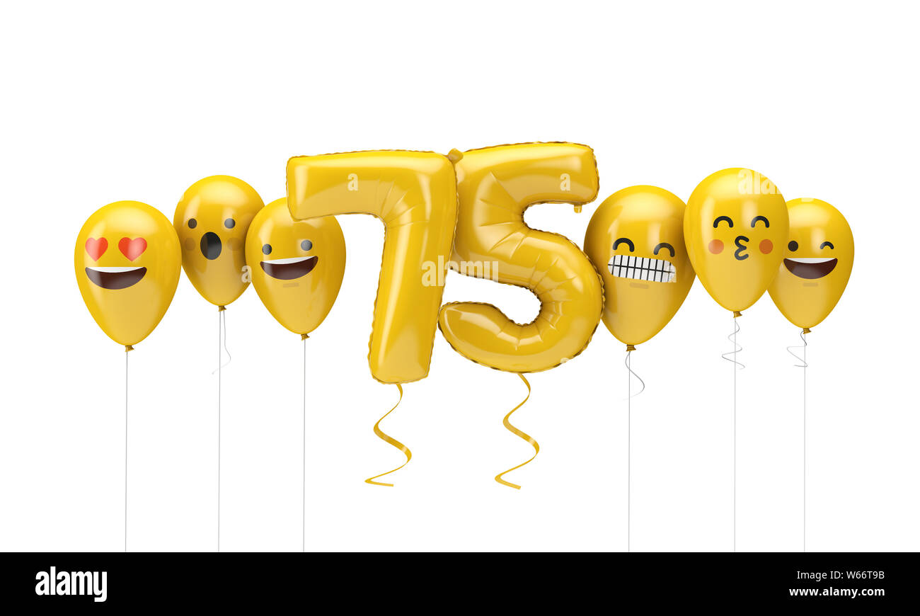 Celebrate its 75th anniversary Cut Out Stock Images & Pictures - Alamy