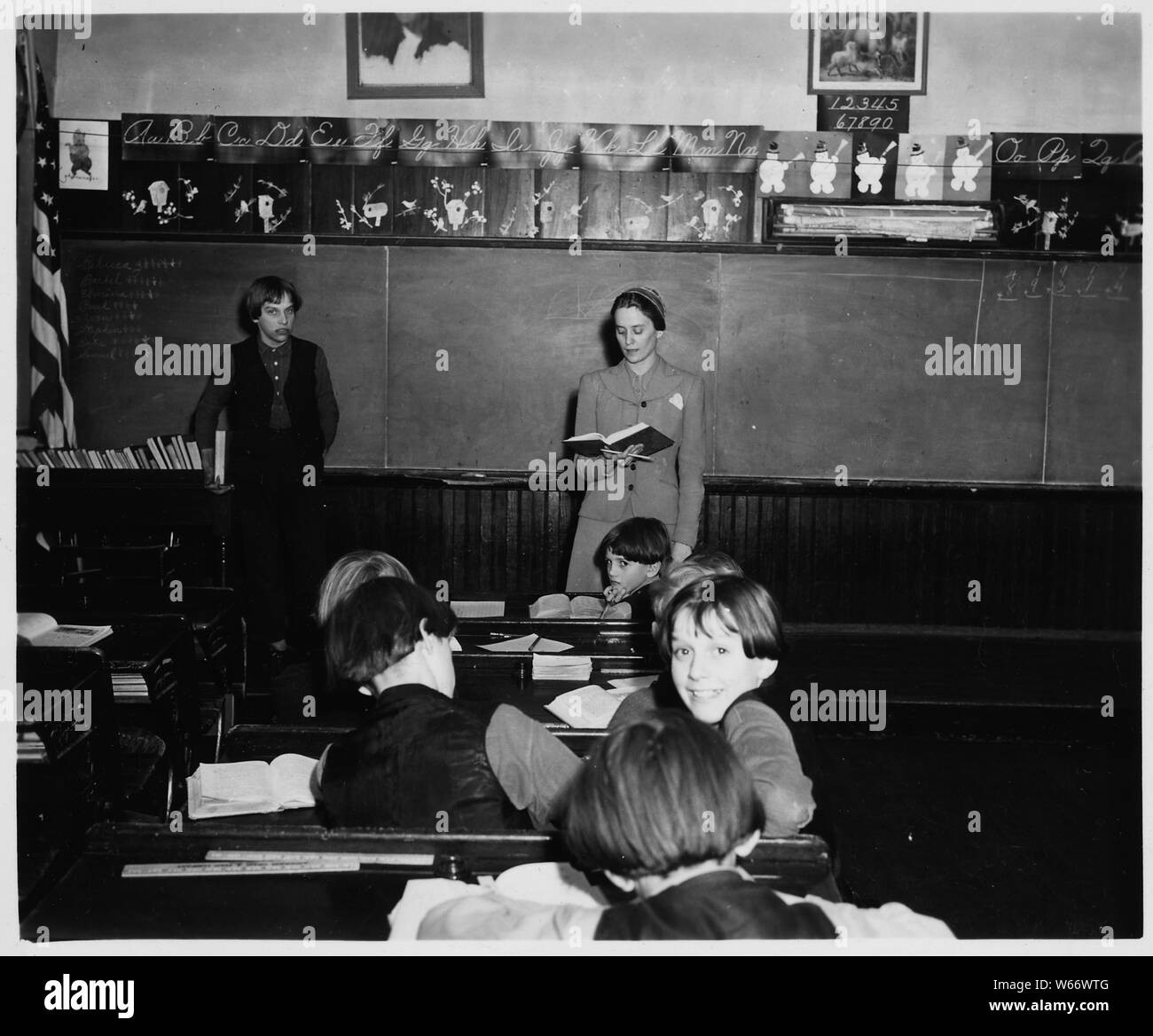 Lancaster County, Pennsylvania. The teacher of the school is a Church ...