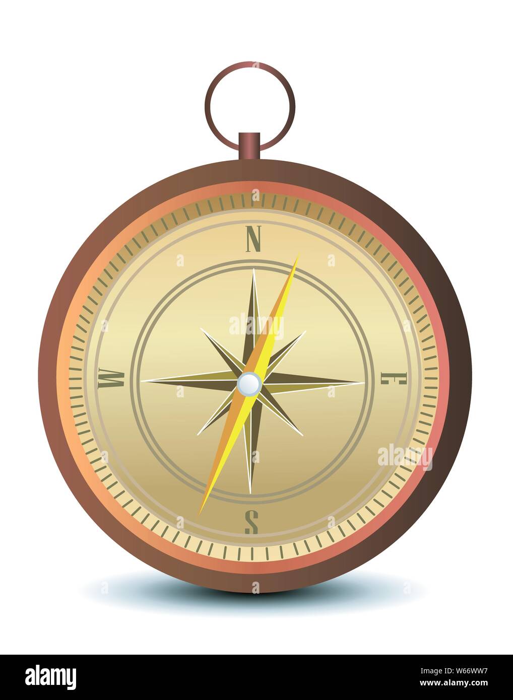 Vector compass rose on white background Stock Vector Image & Art - Alamy