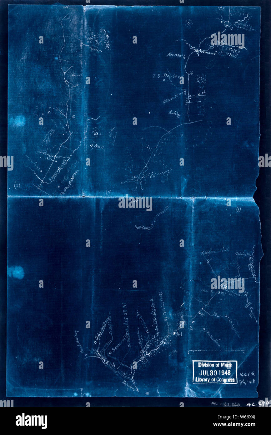 Civil War Maps 2236 Sketch of the road from Somerville to Jonas Run ...