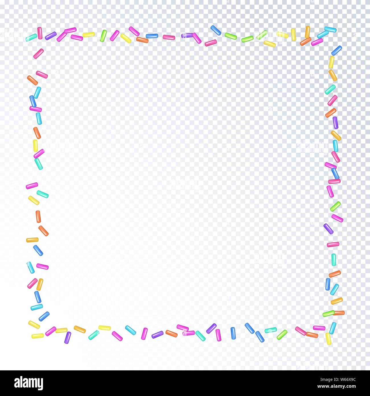 Sprinkle with grains of desserts. Abstract pattern with sharp stars ...