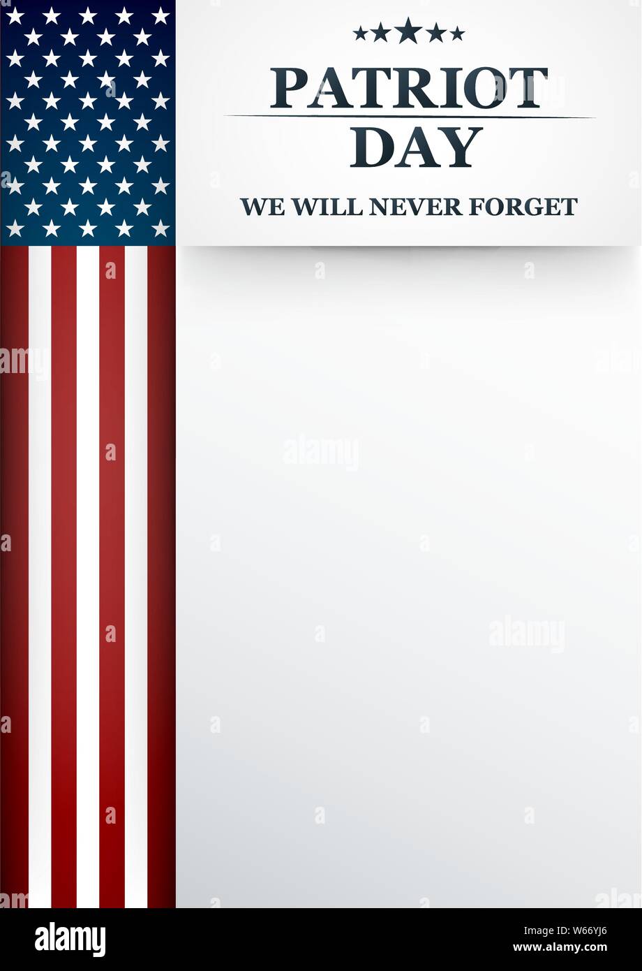 Happy Labor Day holiday banner with background United States national ...