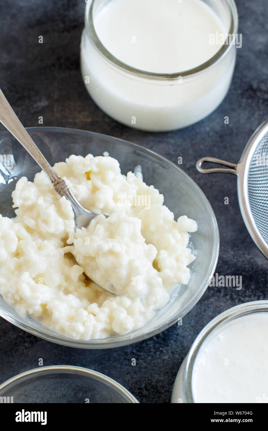 Kefir drink probiotic hi-res stock photography and images - Alamy