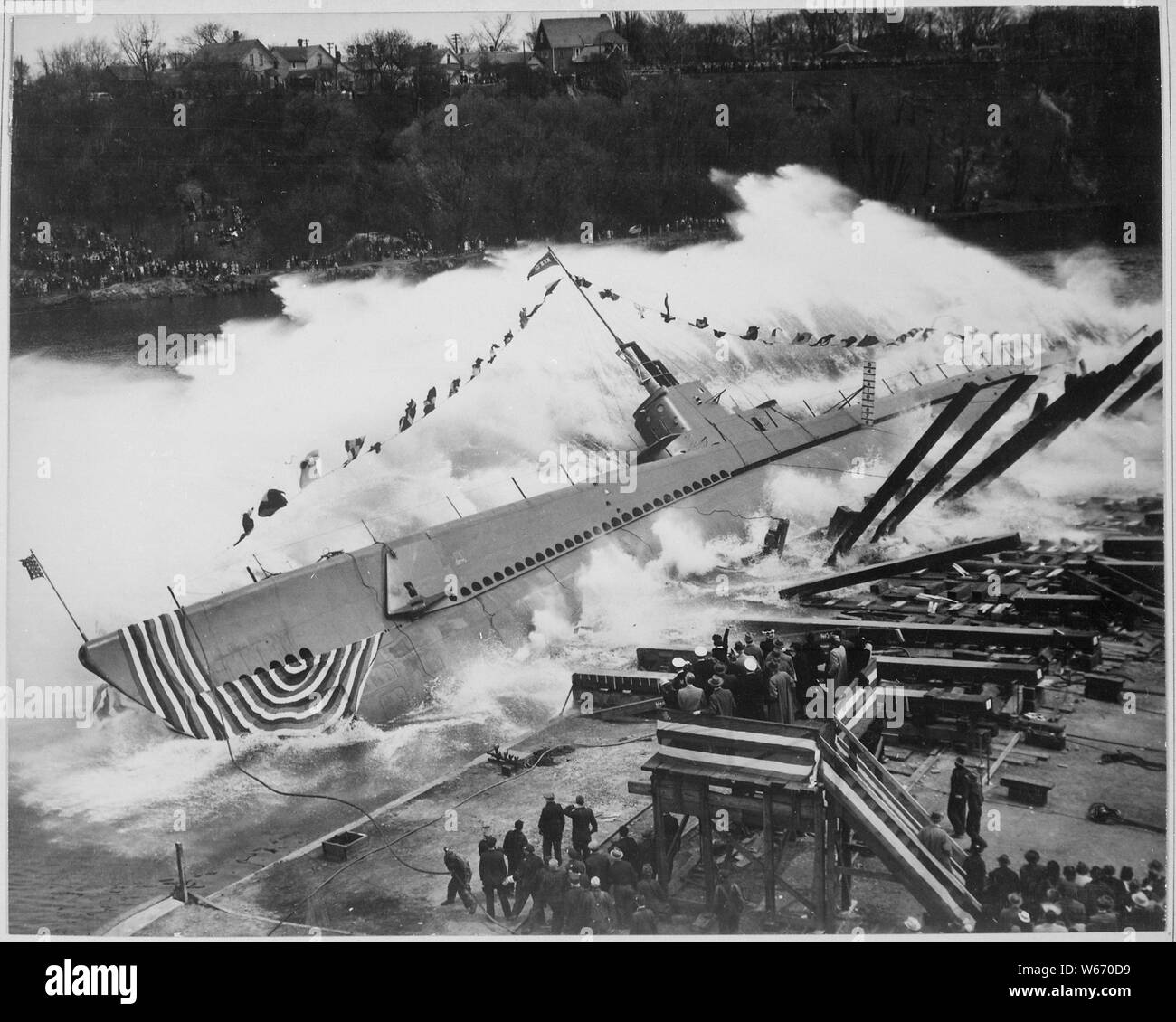 Manitowoc shipbuilding Black and White Stock Photos & Images - Alamy