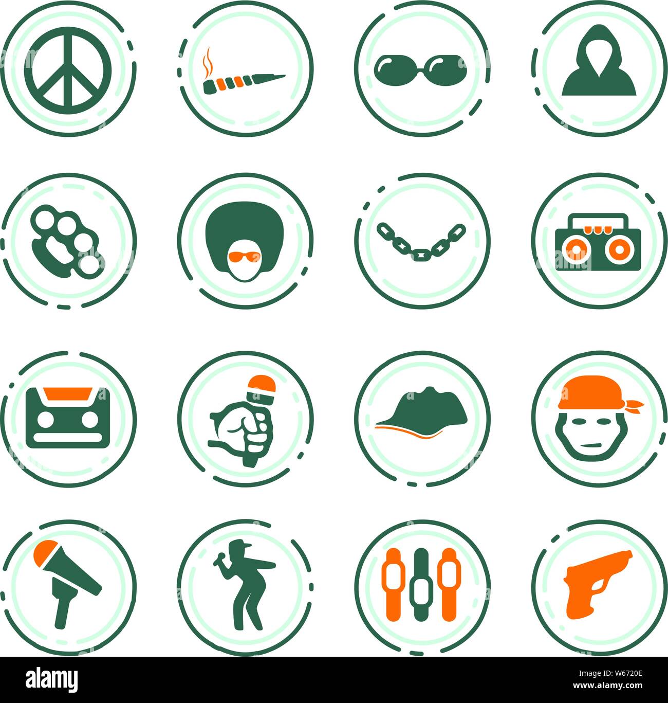 Hip hop man chain Stock Vector Images - Alamy