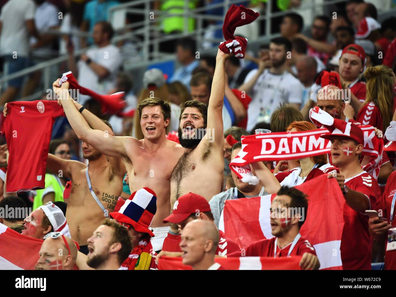 Danish football fans hi-res stock photography and images - Alamy