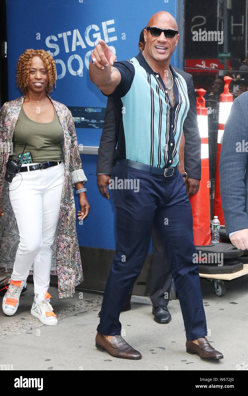 New York, NY, USA. 31st July, 2019. Dwayne Johnson at Good Morning ...