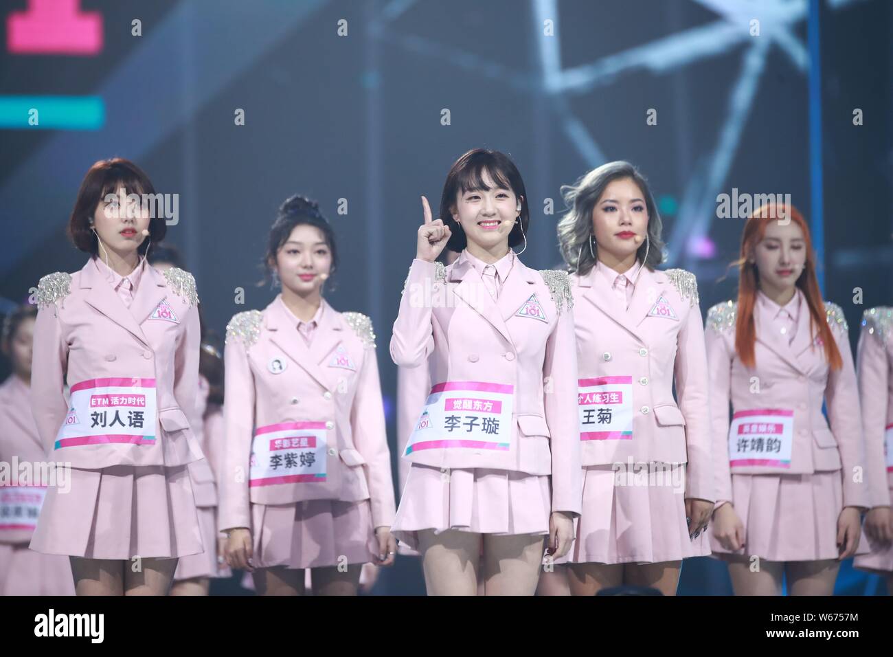 --FILE--Trainees from different entertainment enterprises compete at ...