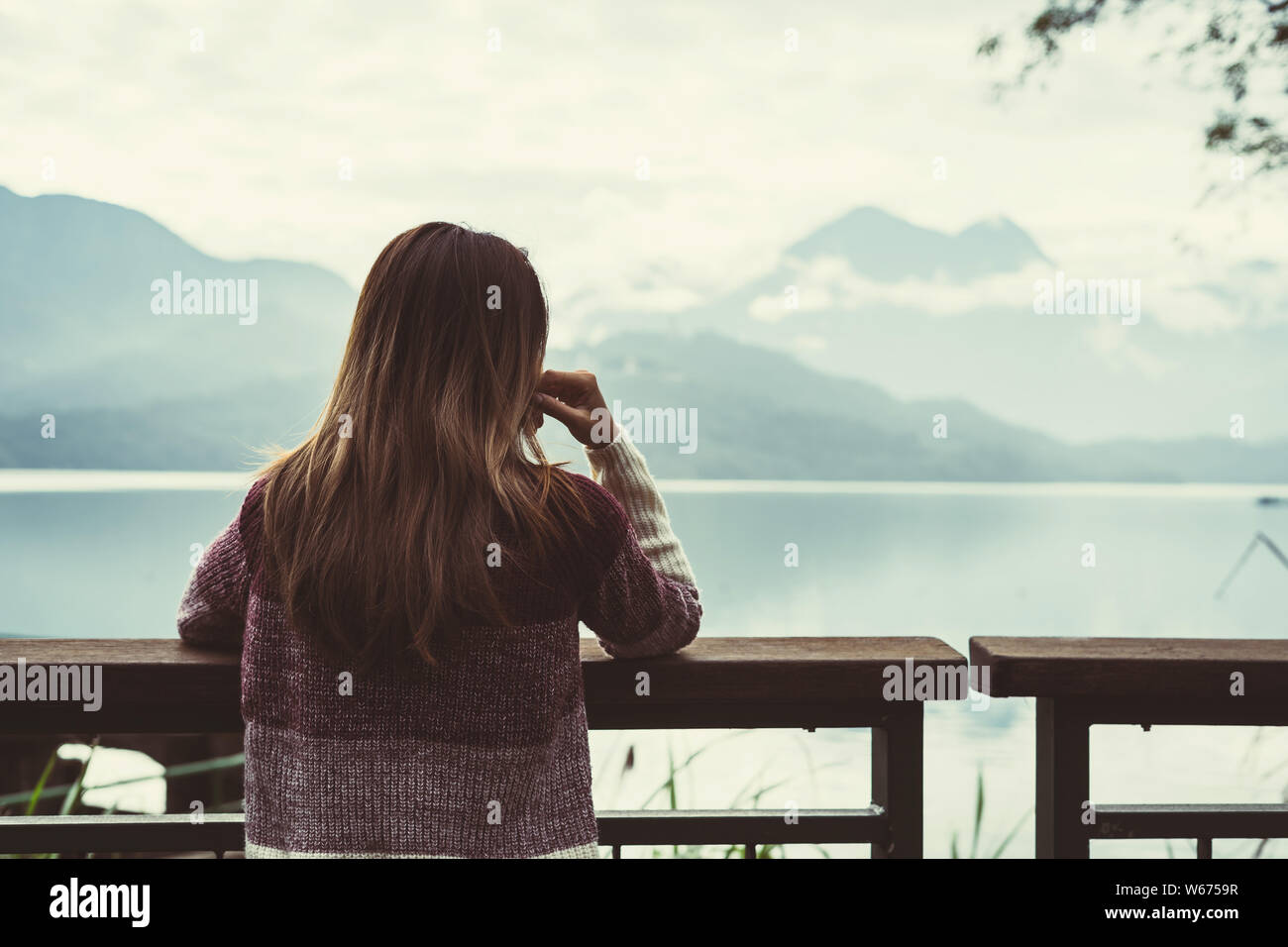 Absent minded girl hi-res stock photography and images - Alamy