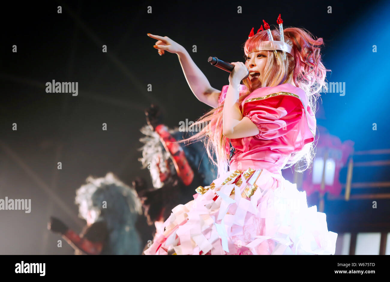 Japanese singer and model Kyary Pamyu Pamyu performs during the Kyary ...