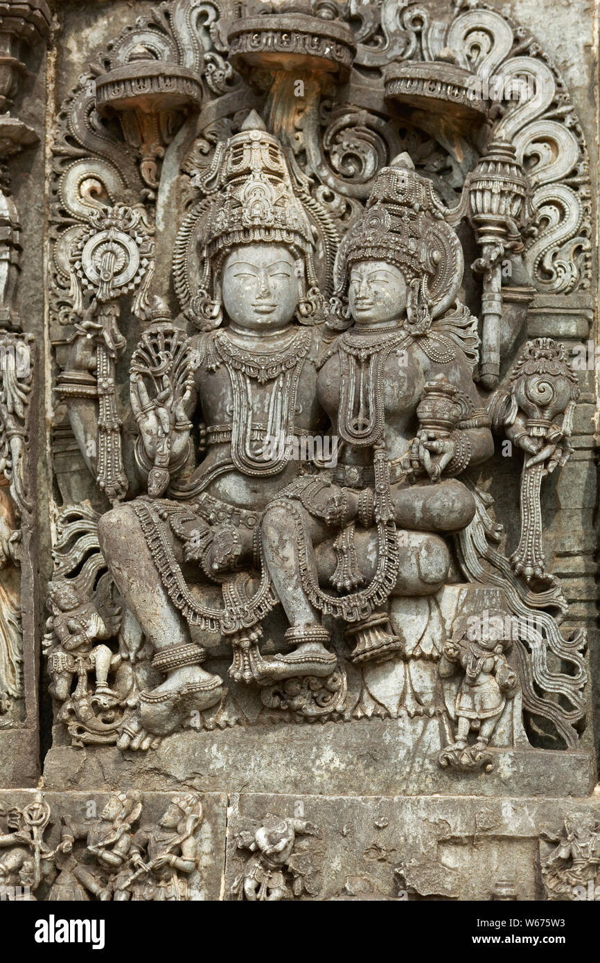 Hoysaleswara temple, also referred simply as the Halebidu temple, is a ...