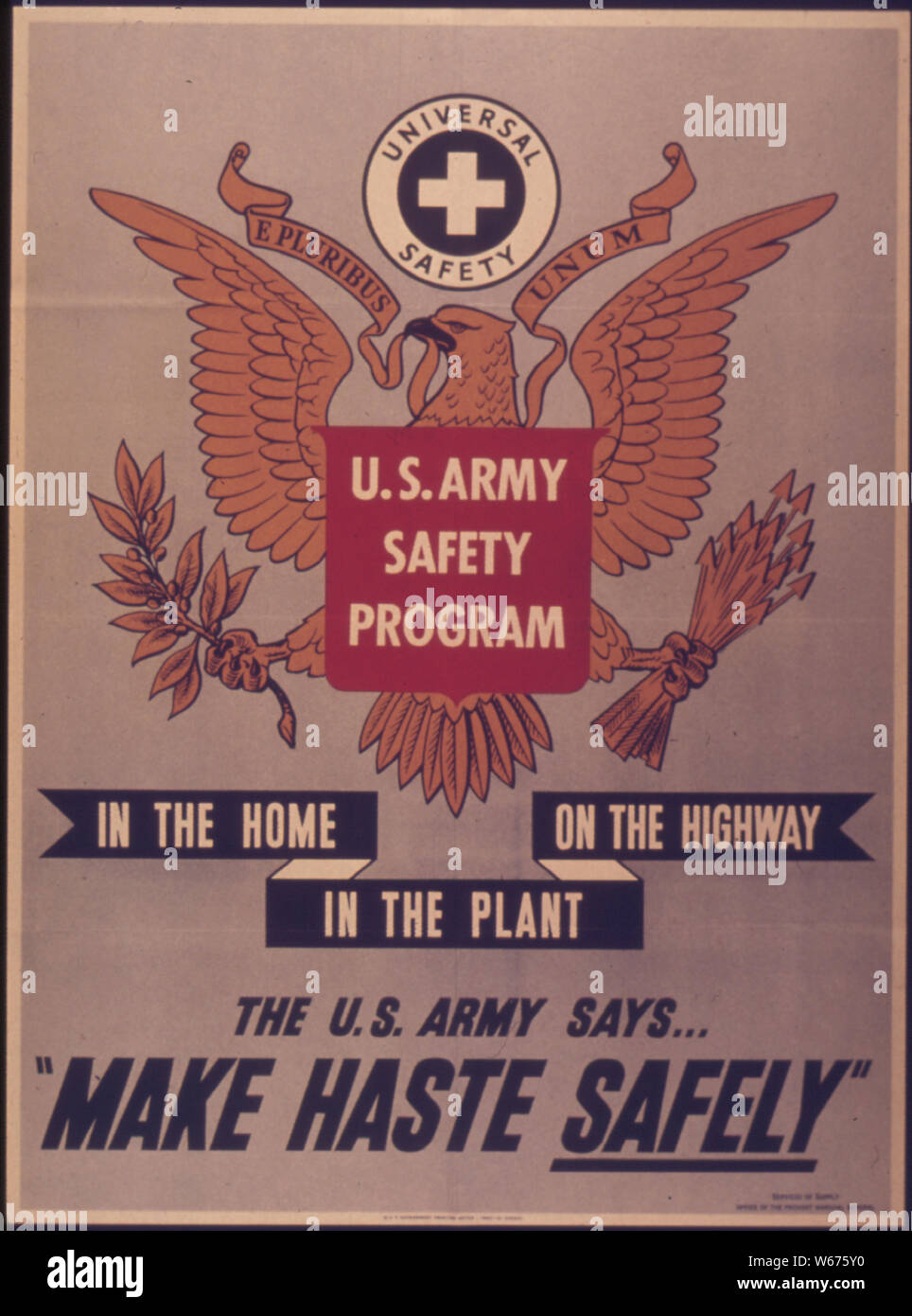 Make haste safely Stock Photo - Alamy