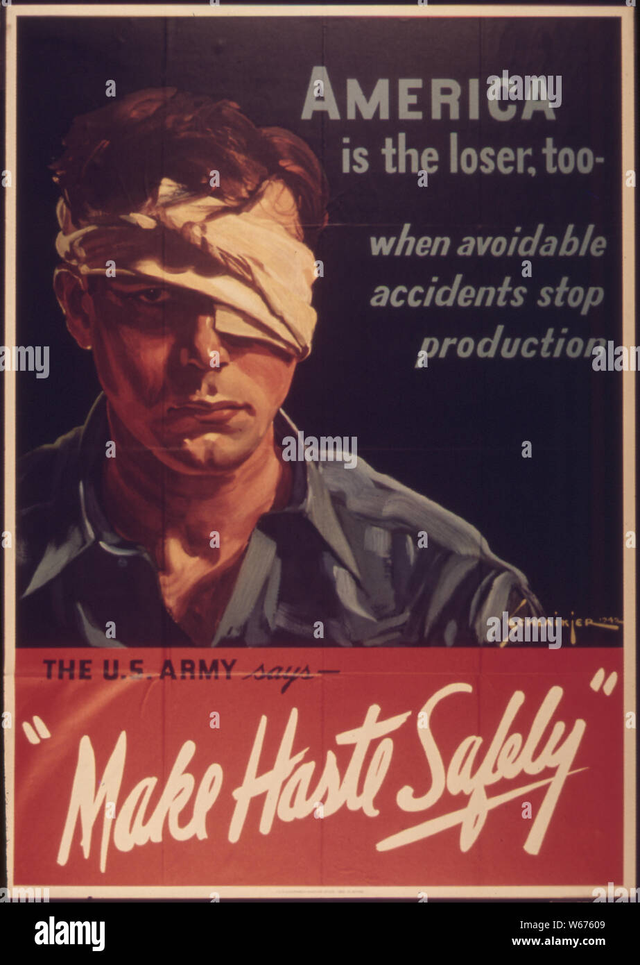 Make haste safely Stock Photo - Alamy