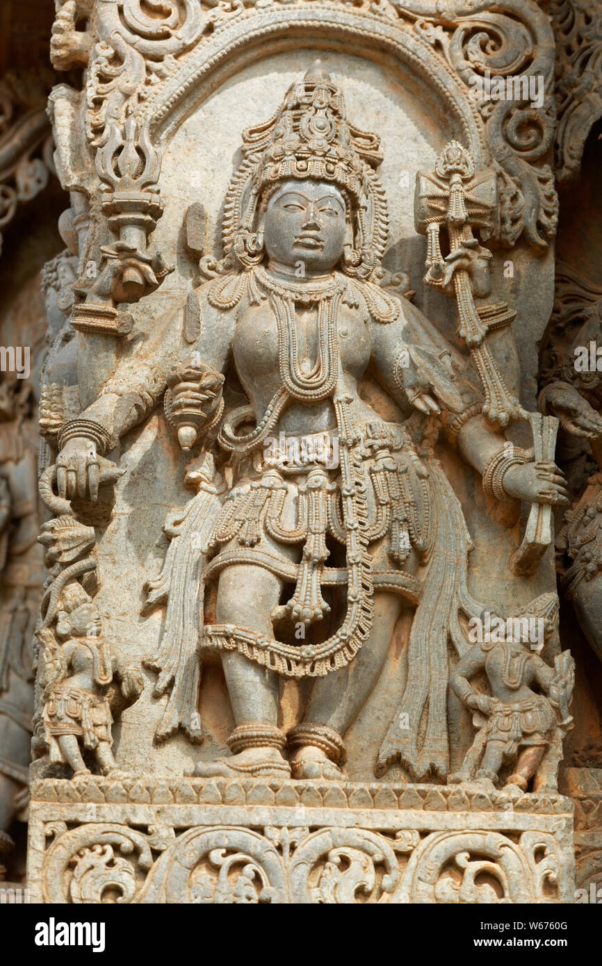 Hoysaleswara temple, also referred simply as the Halebidu temple, is a ...
