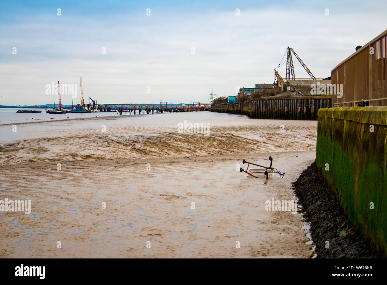 Shot from the Gravesend pier, this shows the Tilbury to Gothenburg ...