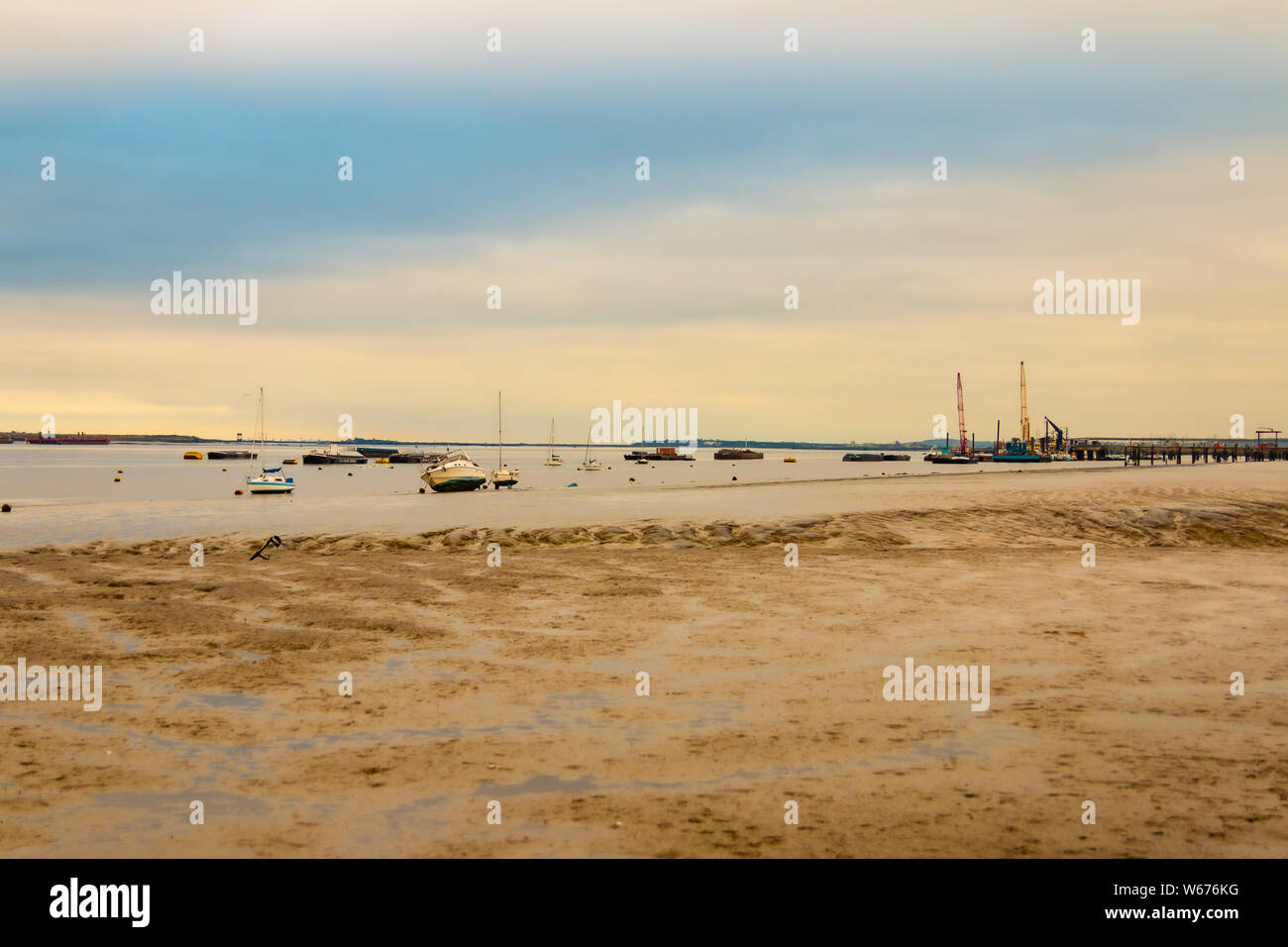 Shot from the Gravesend pier, this shows the Tilbury to Gothenburg ...