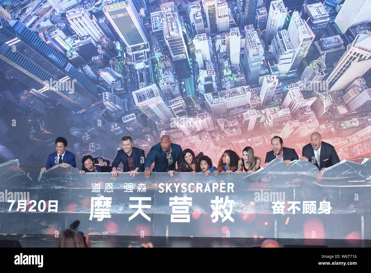 (From left) American actor Byron Mann, Singaporean actor Ng Chin Han ...