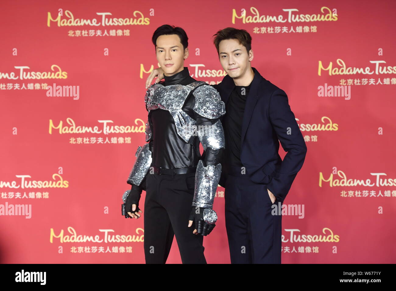 Hong Kong singer and actor William Chan poses during an unveiling ...