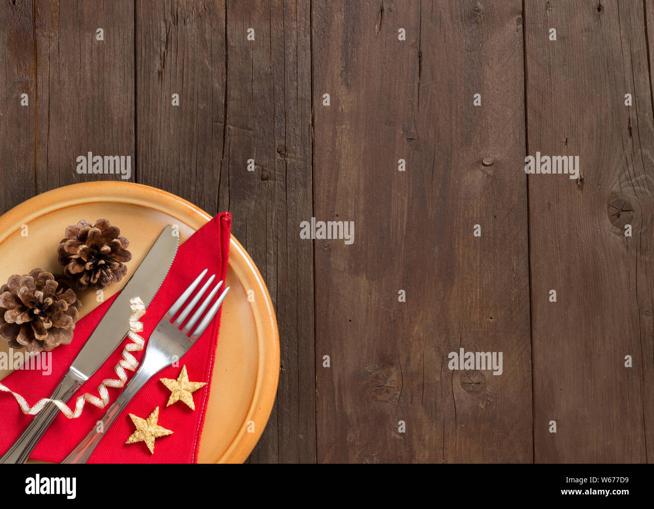 Festive table setting menu hi-res stock photography and images - Alamy