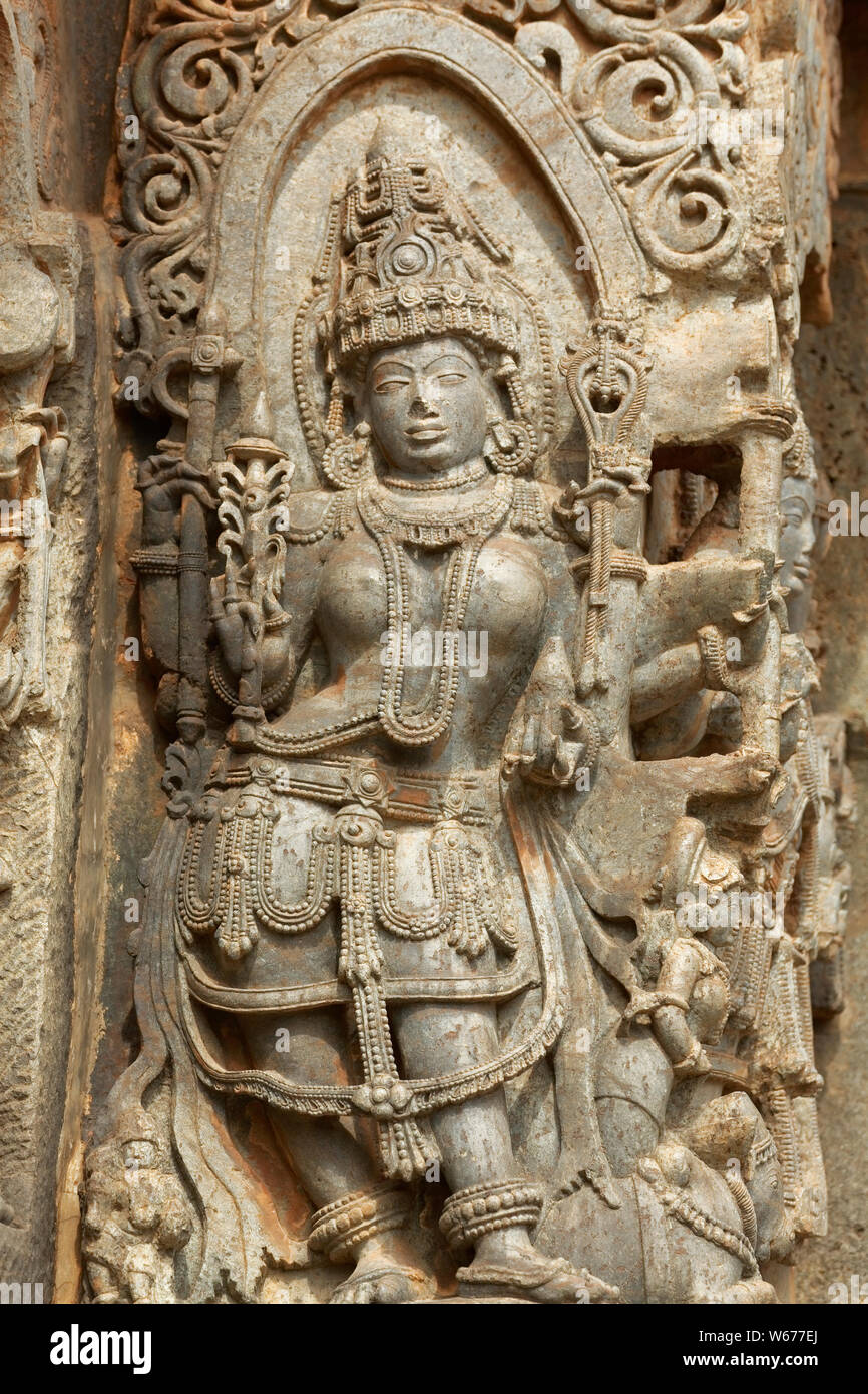 Hoysaleswara temple, also referred simply as the Halebidu temple, is a ...