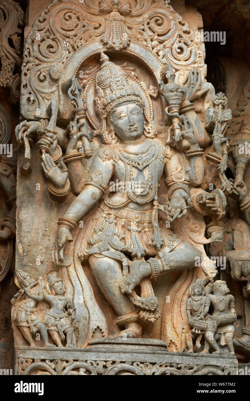 Hoysaleswara temple, also referred simply as the Halebidu temple, is a ...