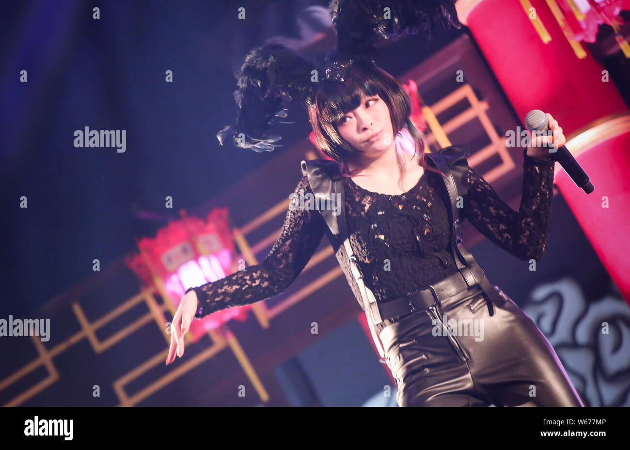 Japanese singer and model Kyary Pamyu Pamyu performs during the Kyary ...