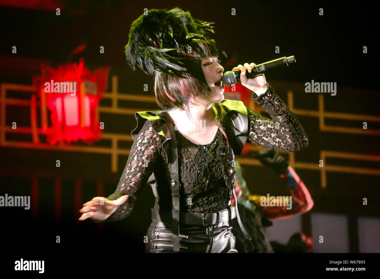 Japanese singer and model Kyary Pamyu Pamyu performs during the Kyary ...