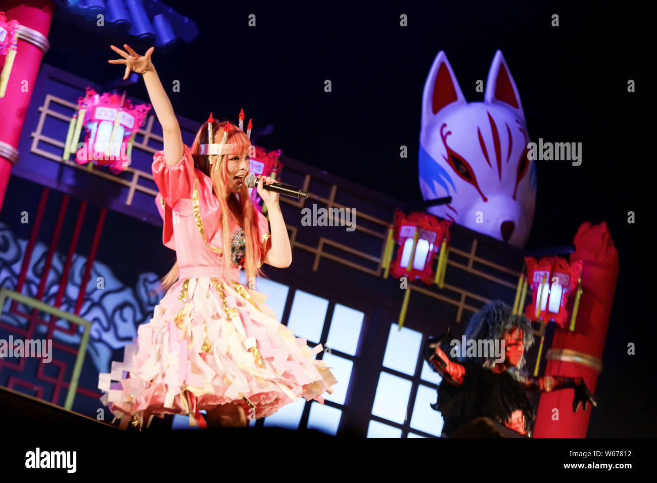 Japanese Singer And Model Kyary Pamyu Pamyu Performs During The Kyary