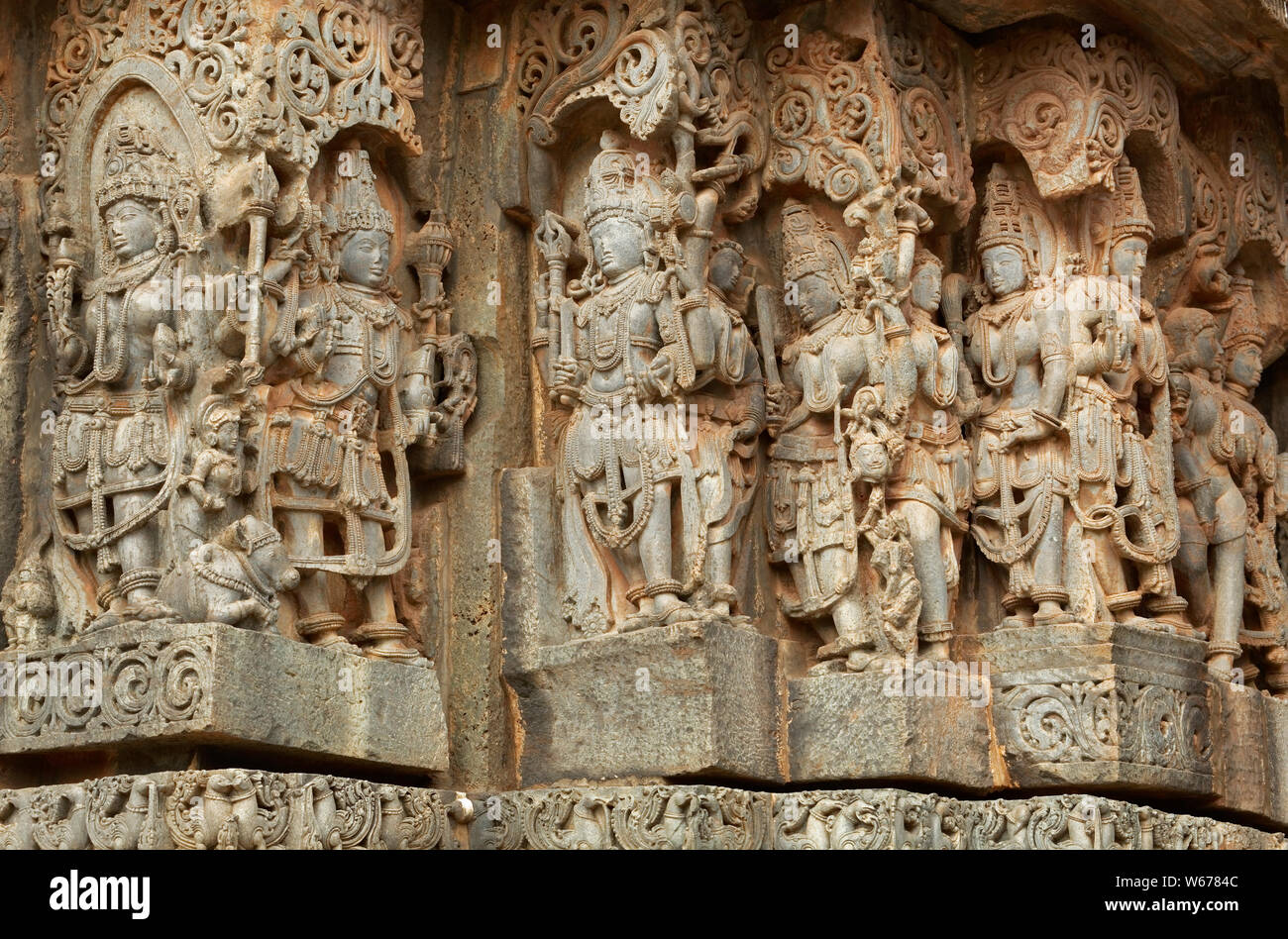 Hoysaleswara temple, also referred simply as the Halebidu temple, is a ...