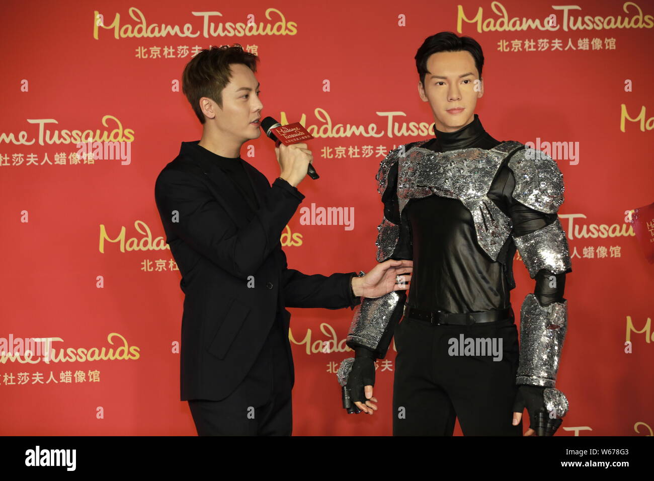 Hong Kong singer and actor William Chan poses during an unveiling ...