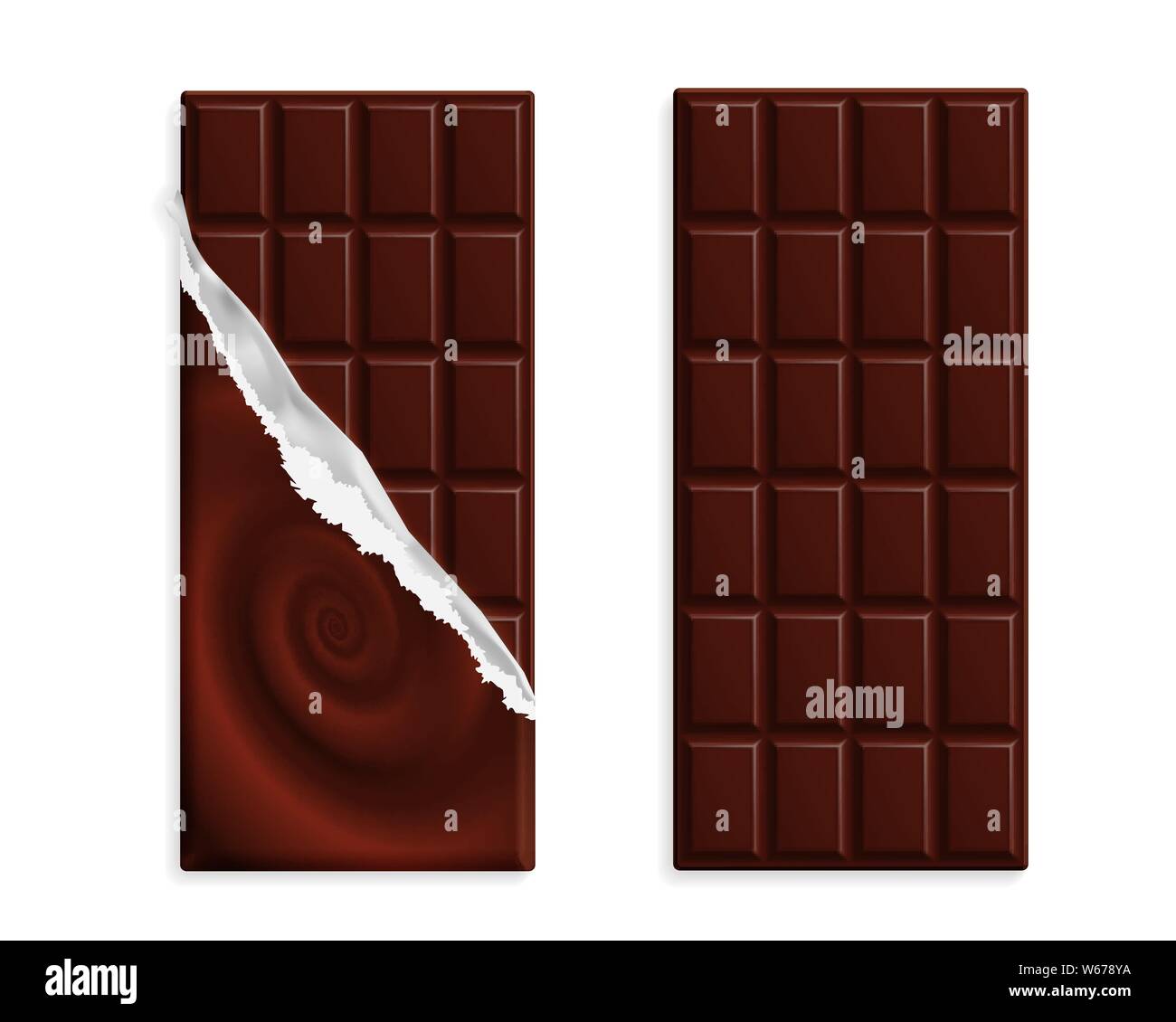 Set chocolate bars in hi-res stock photography and images - Alamy
