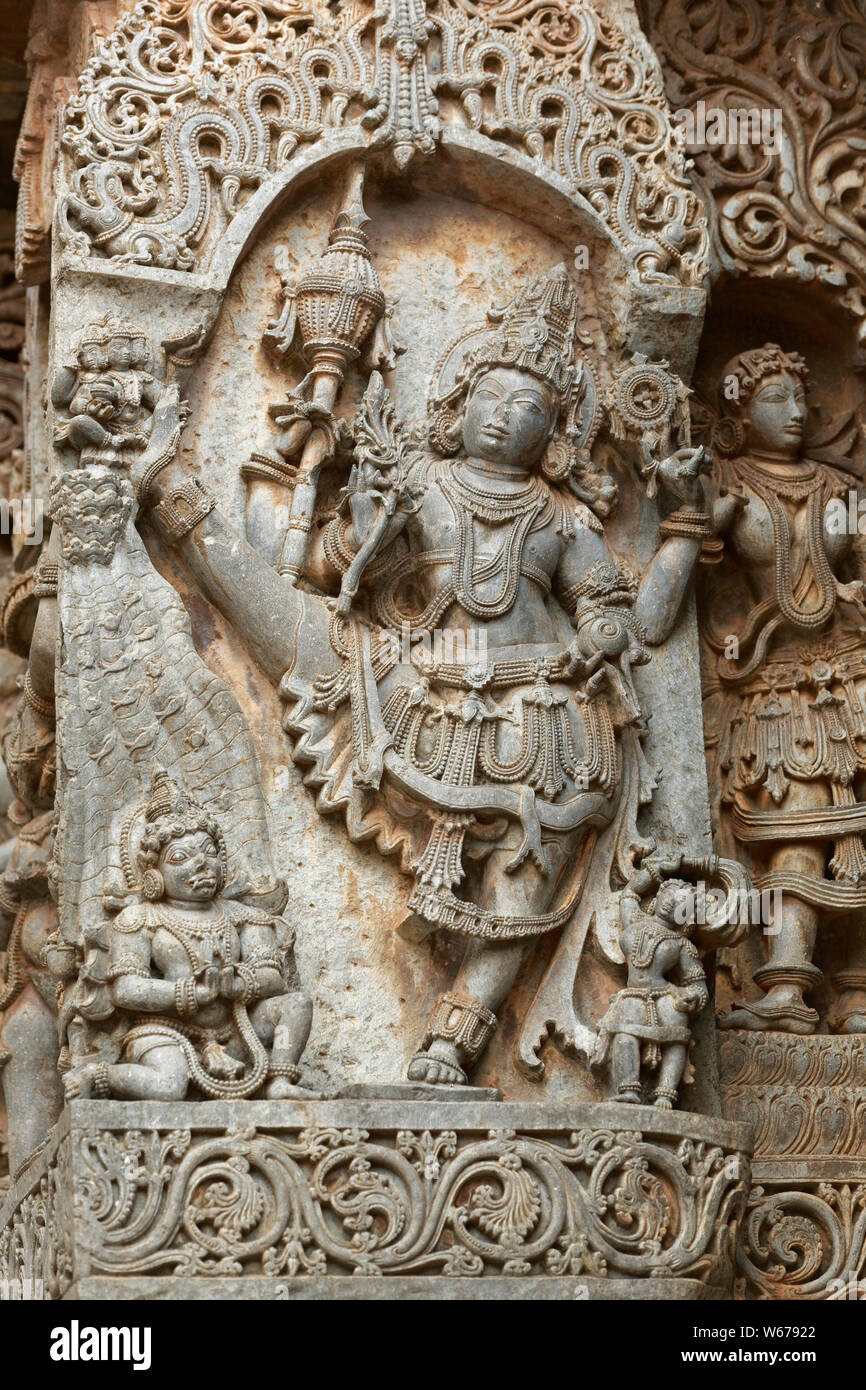 Hoysaleswara temple, also referred simply as the Halebidu temple, is a ...