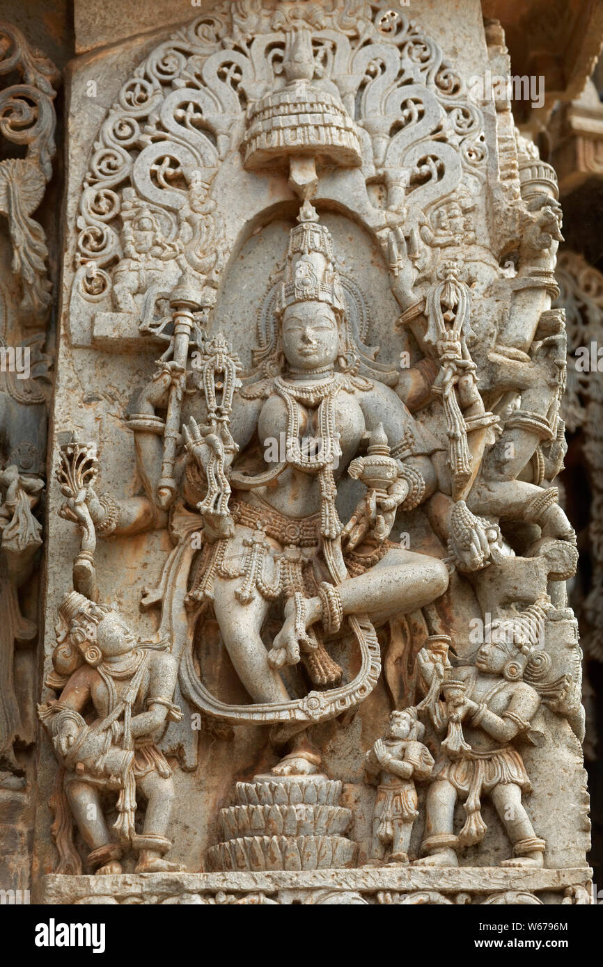 Hoysaleswara temple, also referred simply as the Halebidu temple, is a ...