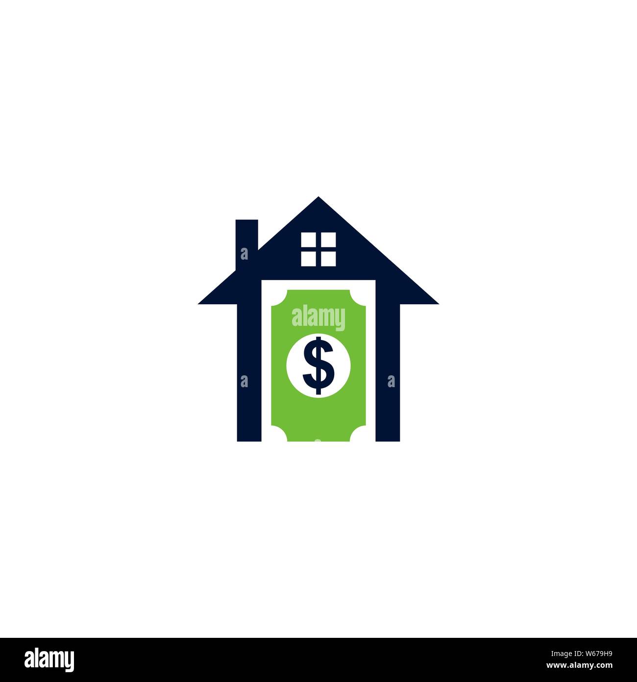 Real Estate Home Property Design Template Vector Stock Vector Image ...