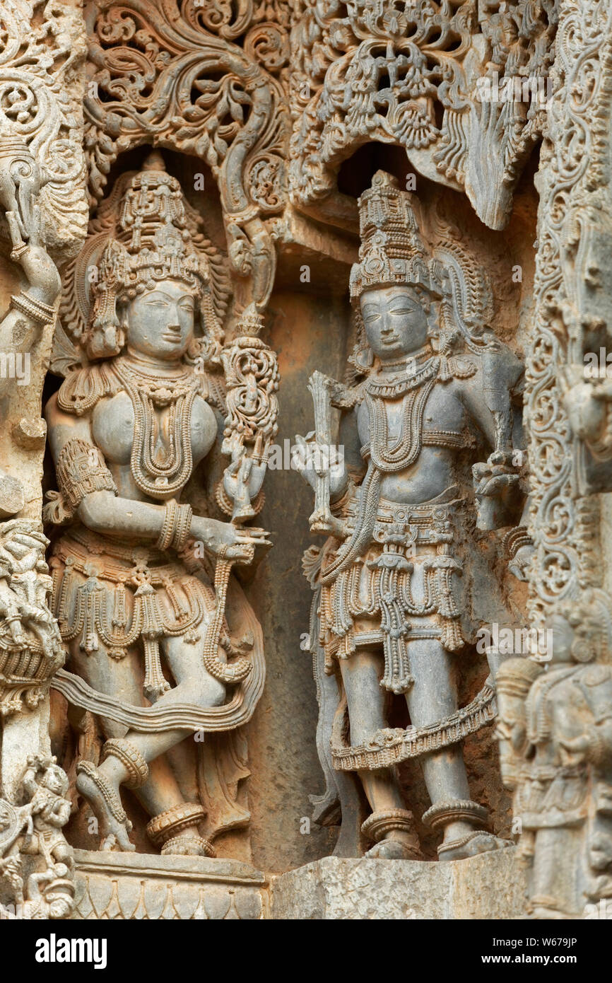 Hoysaleswara temple, also referred simply as the Halebidu temple, is a ...