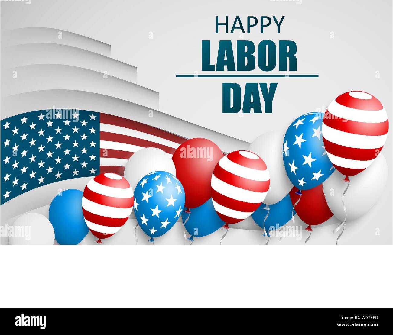 American flag shopping Stock Vector Images - Alamy