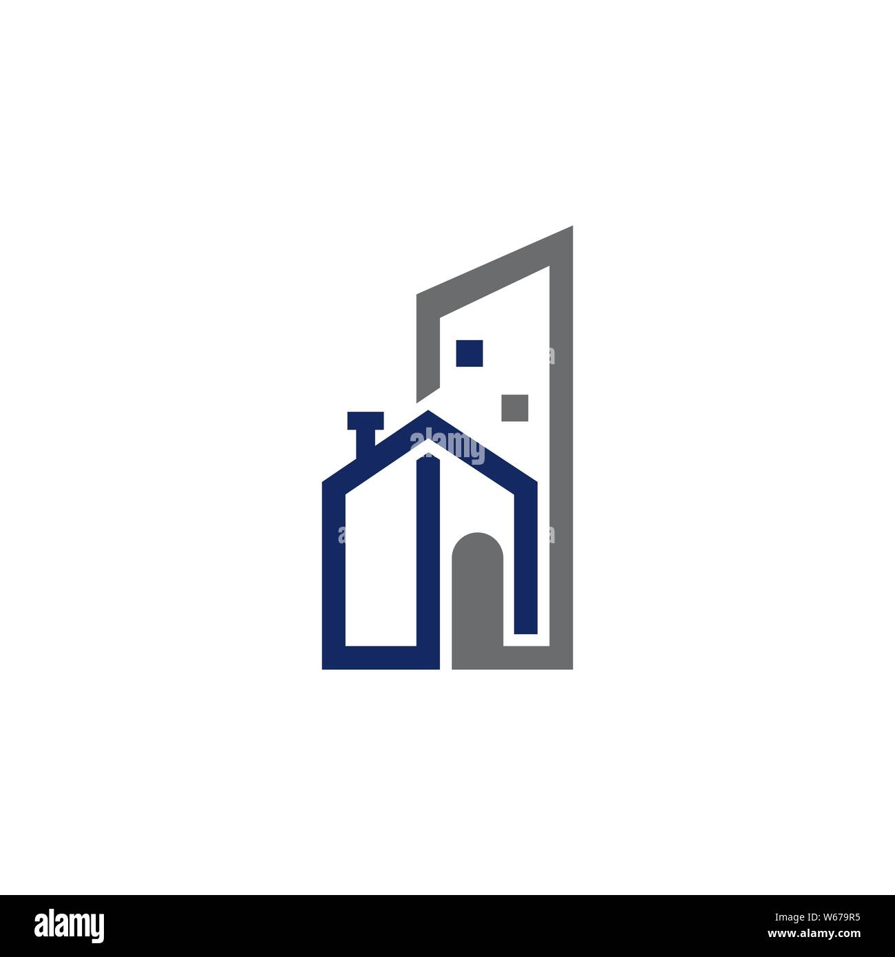 Real Estate Home Property Design Template Vector Stock Vector Image ...