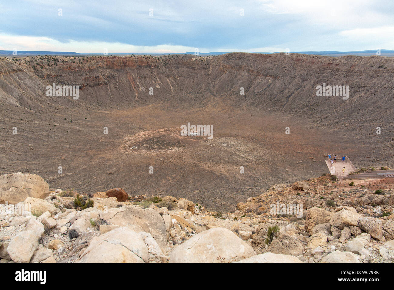 Meteor Crater in Arizona Stock Photo - Alamy