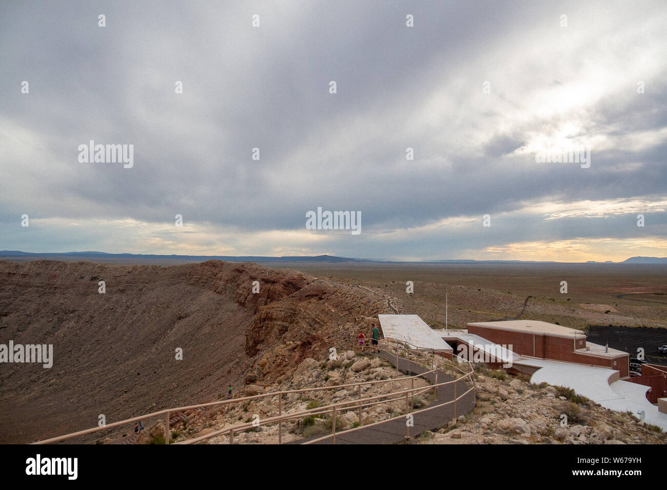 Meteor Crater in Arizona Stock Photo - Alamy