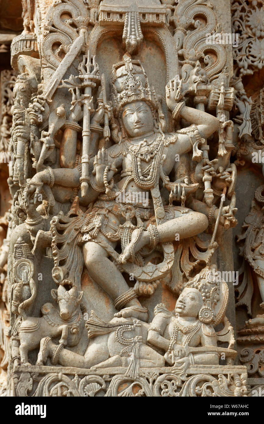Hoysaleswara temple, also referred simply as the Halebidu temple, is a ...