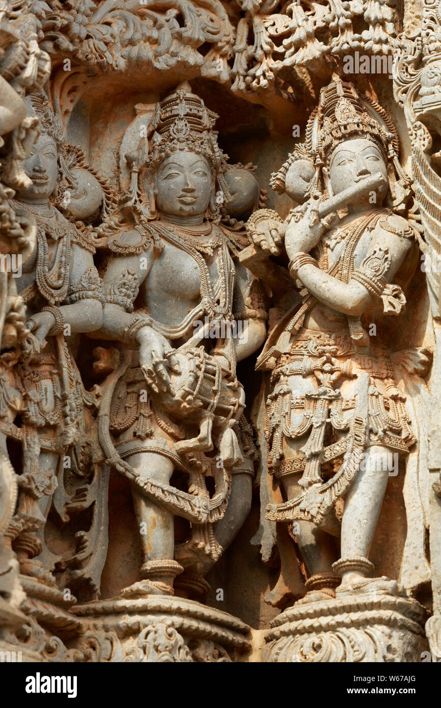 Hoysaleswara temple, also referred simply as the Halebidu temple, is a ...