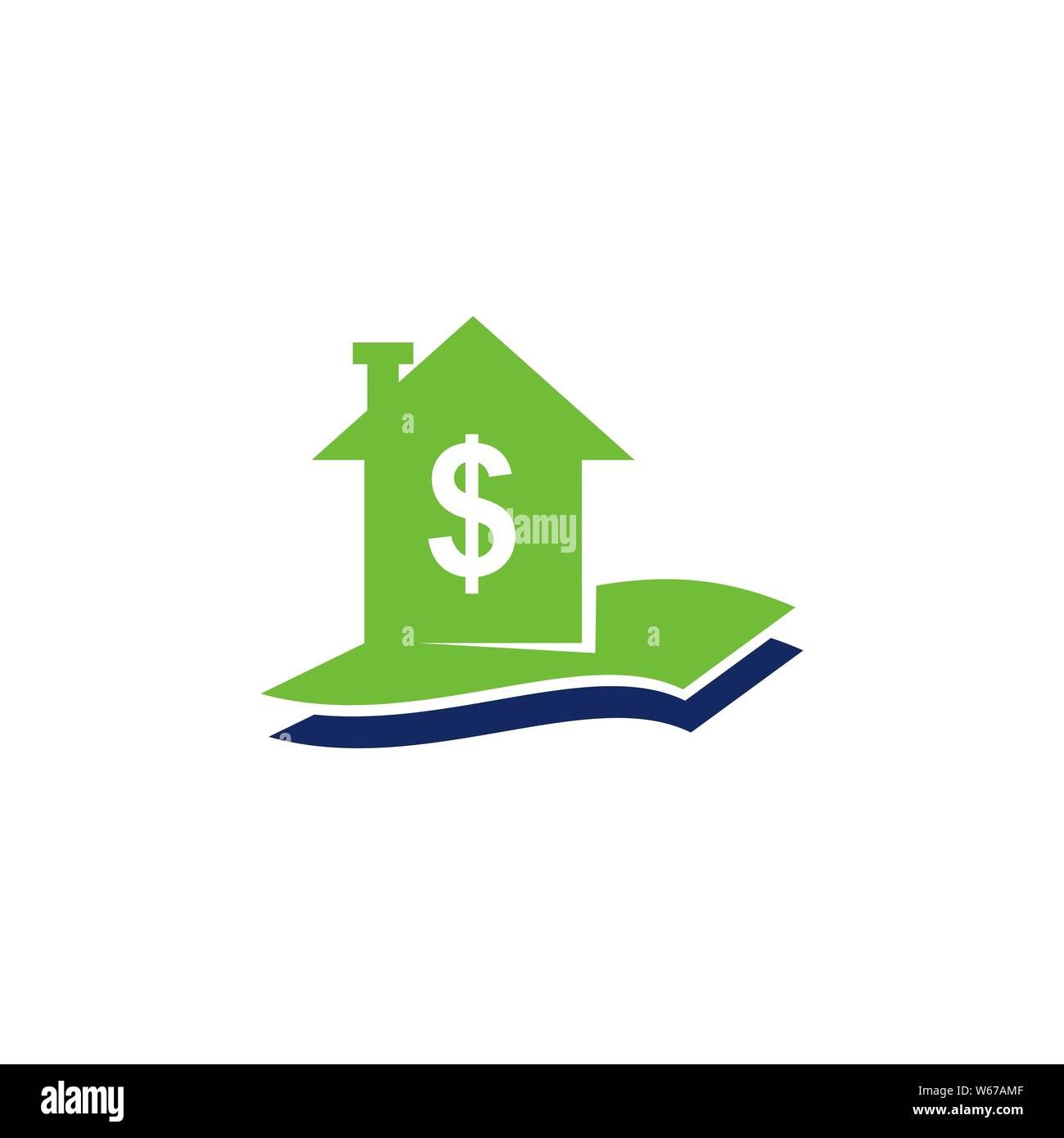 Real Estate Home Property Design Template Vector Stock Vector Image ...